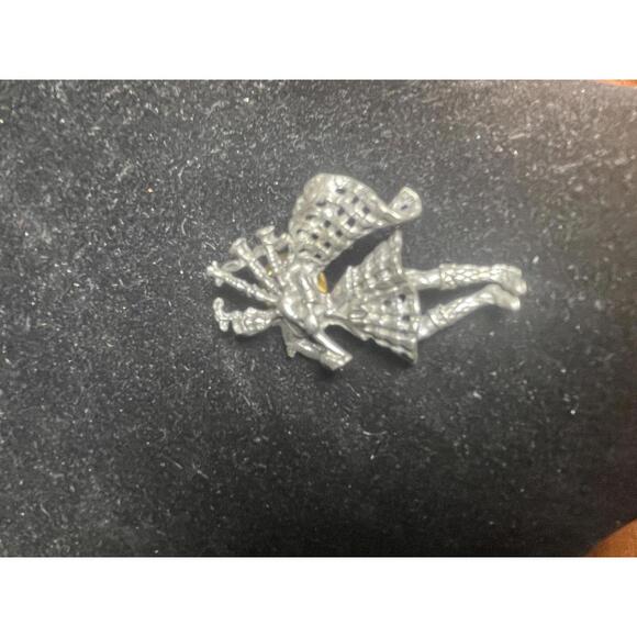 Jewelry | Vintage Silver Toned Scottish Bagpiper Man Very Detailed 2 ...